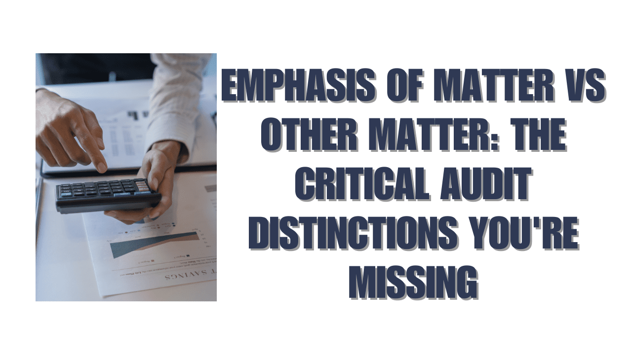 Emphasis of Matter Audit: Understanding its Importance - Aurora Financials